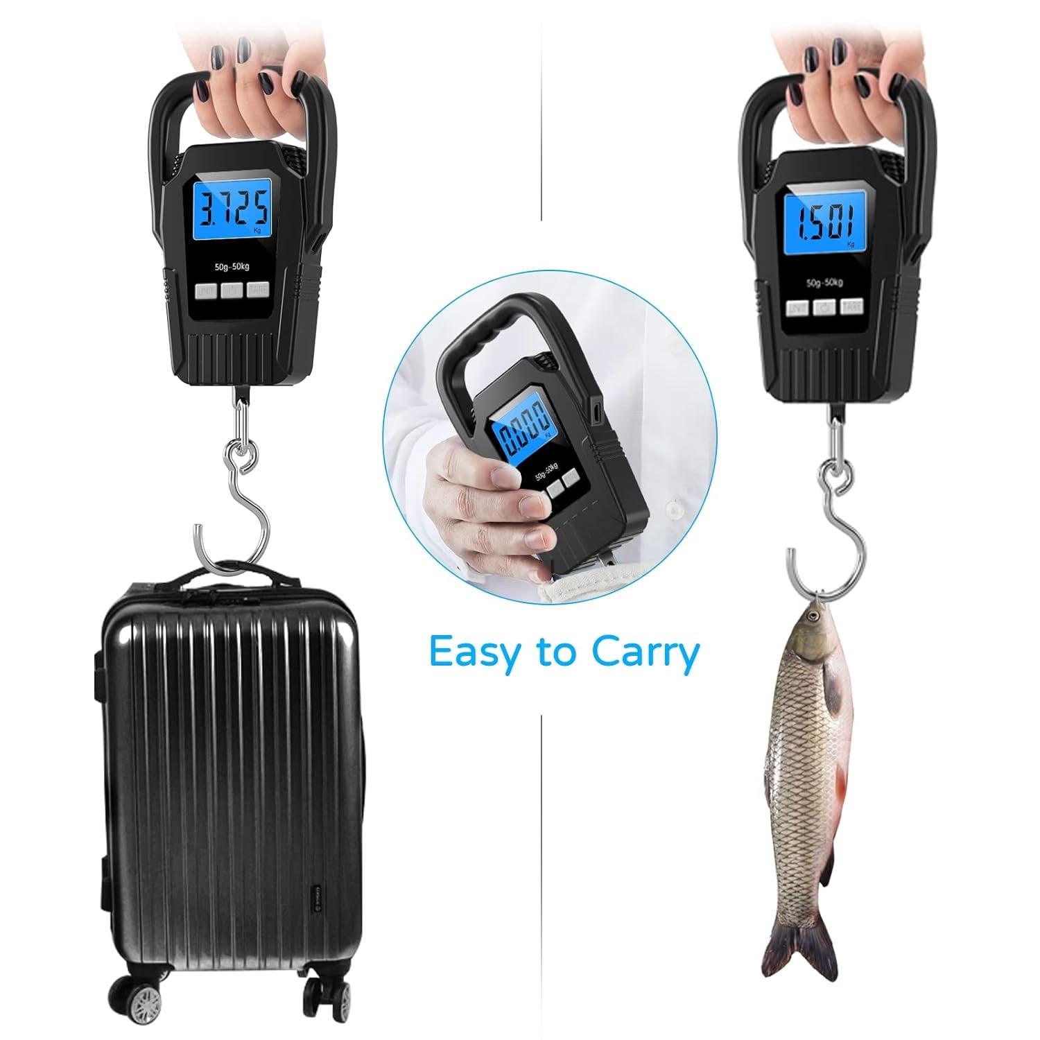Fish Scales Digital Weight Waterproof Digital Fishing Scale Hanging ...