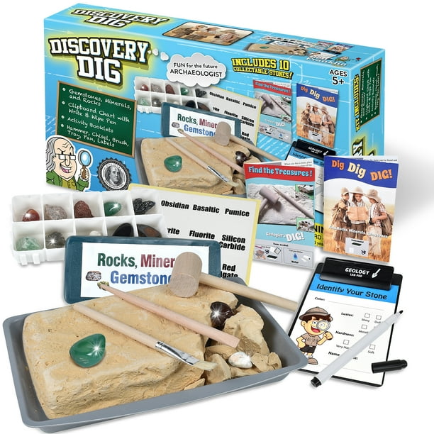 Ben Franklin Discovery Rock & Gem Dig Set - Walmart.com - Walmart.com