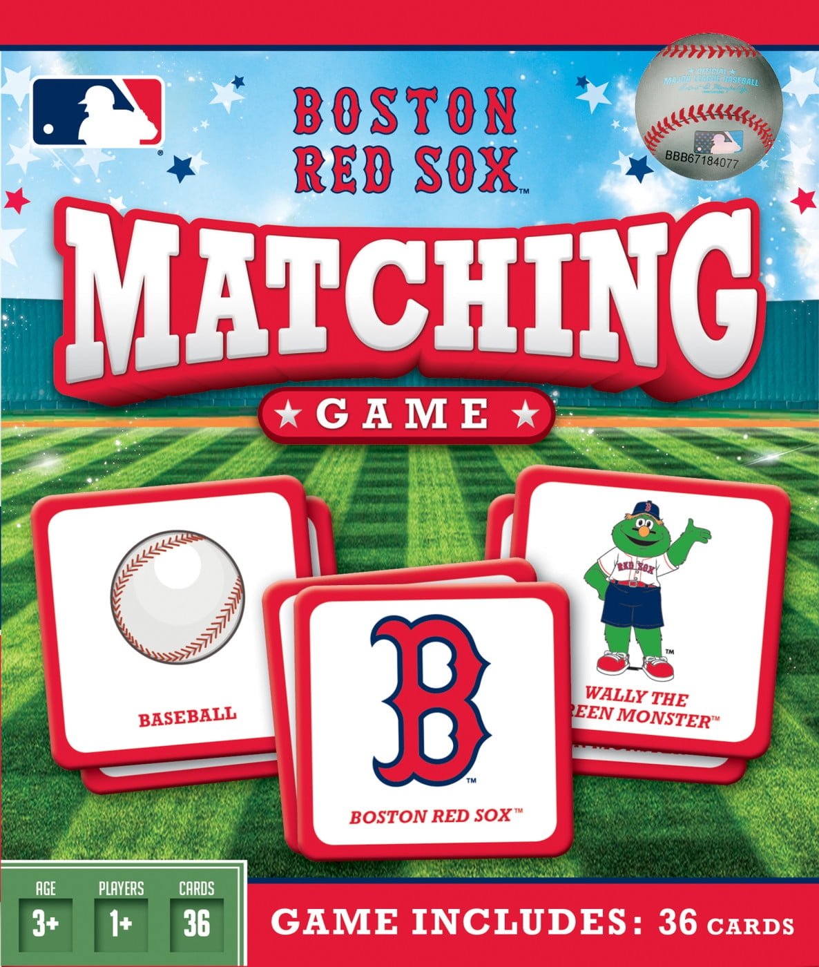 MasterPieces Officially Licensed MLB Boston Red Sox Matching Game for ...
