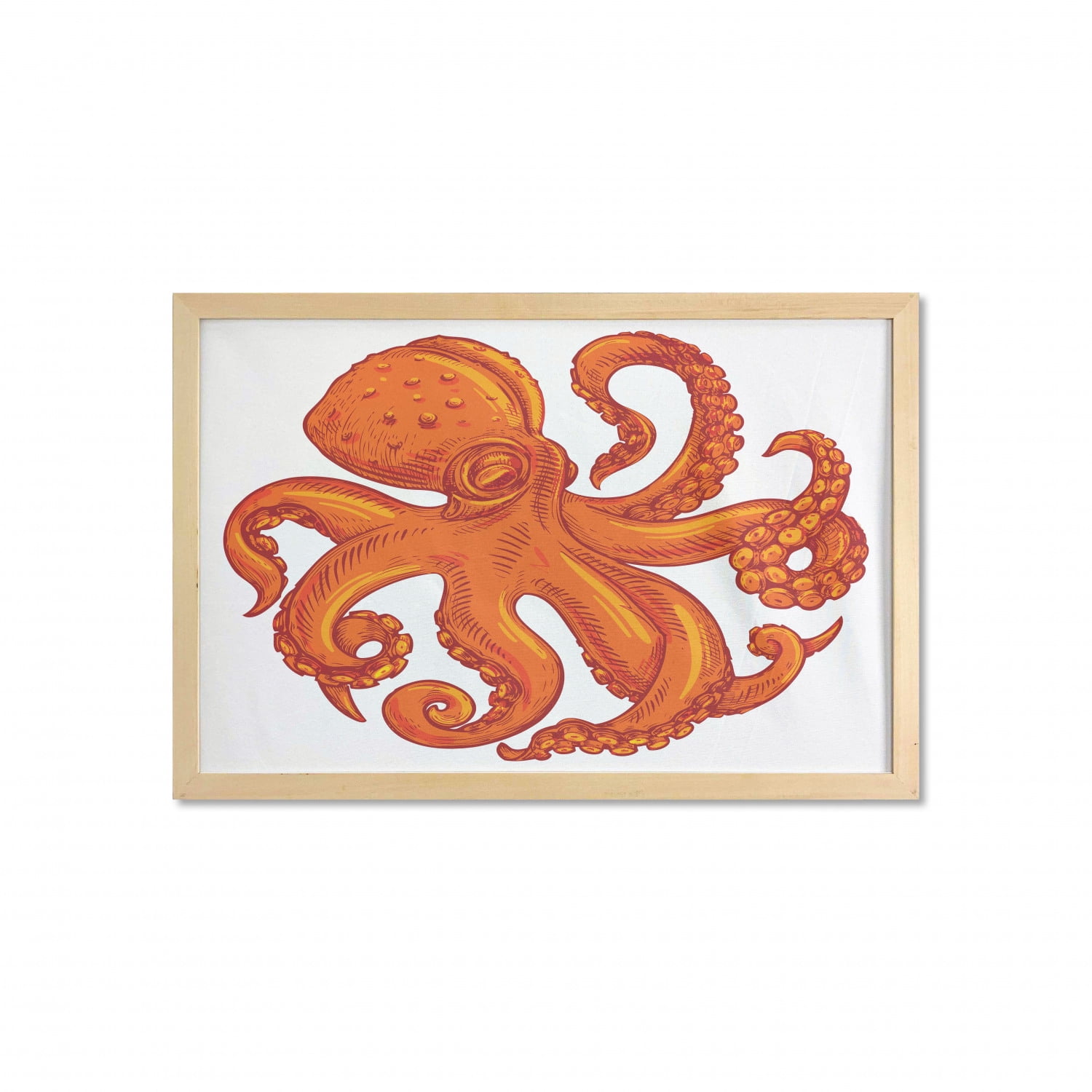 Living Orange Octopus