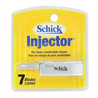 Schick Stainless Steel Injector Blades with Chromium Coating for Men's ...