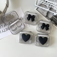 4 Pack Portable Cute Contact Lens Cases, Travel Eye Contacts Case Box ...