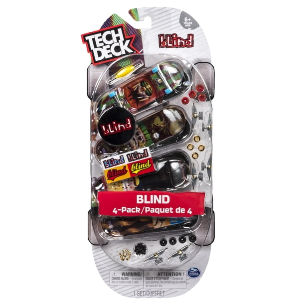 Tech Deck - 96mm Fingerboards - 4-Pack - Blind - Walmart.com