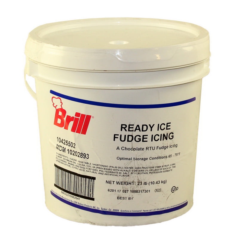 Brill 10202893 Fudge Icing Transmart Pail 1-23 Pound - Walmart.com
