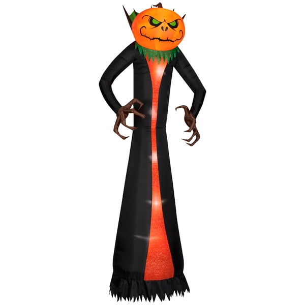 Halloween Airblown Inflatable 12 ft. Pumpkin Reaper – Walmart Inventory ...