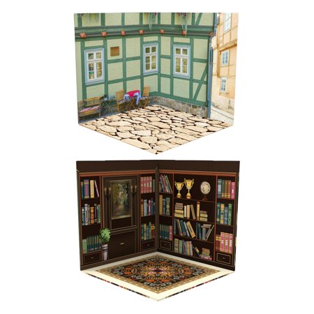 2pcs 1/12 Backdrop Scene Model Diorama Simulation Layout Scene ...