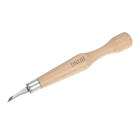 Uxcell 3mm 50# Carbon Steel Small Diagonal Blade Wood Handle Craft ...