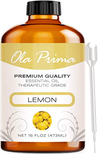 Ola Prima Oils 16oz - Lemon Essential Oil - 16 Fluid Ounces - Walmart.com