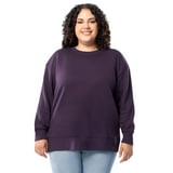Terra & Sky Plus Size Fleece Sweatshirt & Sweatpants Set - Walmart.com