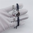 YUEHAO Jewelry Couple Bracelets - 2 Matching Yin Yang Adjustable Rope ...