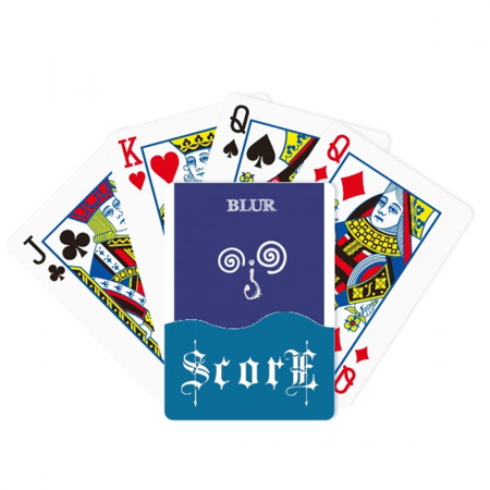 Dizzy Blue Emotion Question Mark Score Poker Playing Card Index Game ...