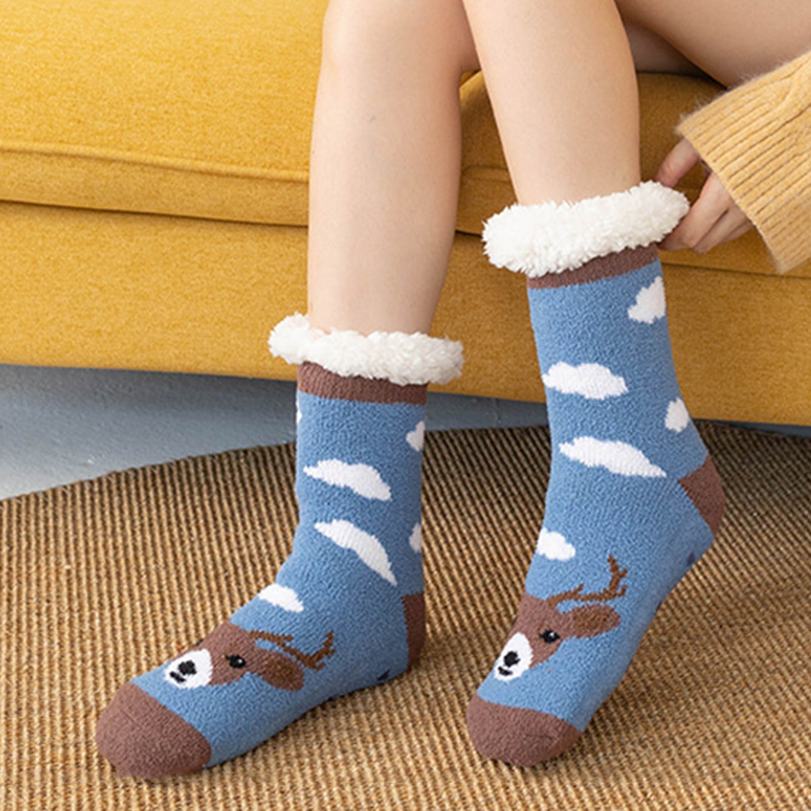 Click here for Wcjm Slipper Socks Home Floor Socks Winter Warm Fu... prices