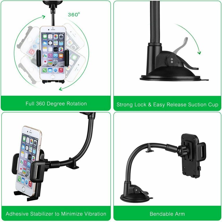 Car Vent Phone Mount Phone Mount For Car [Military-Grade Suction ...