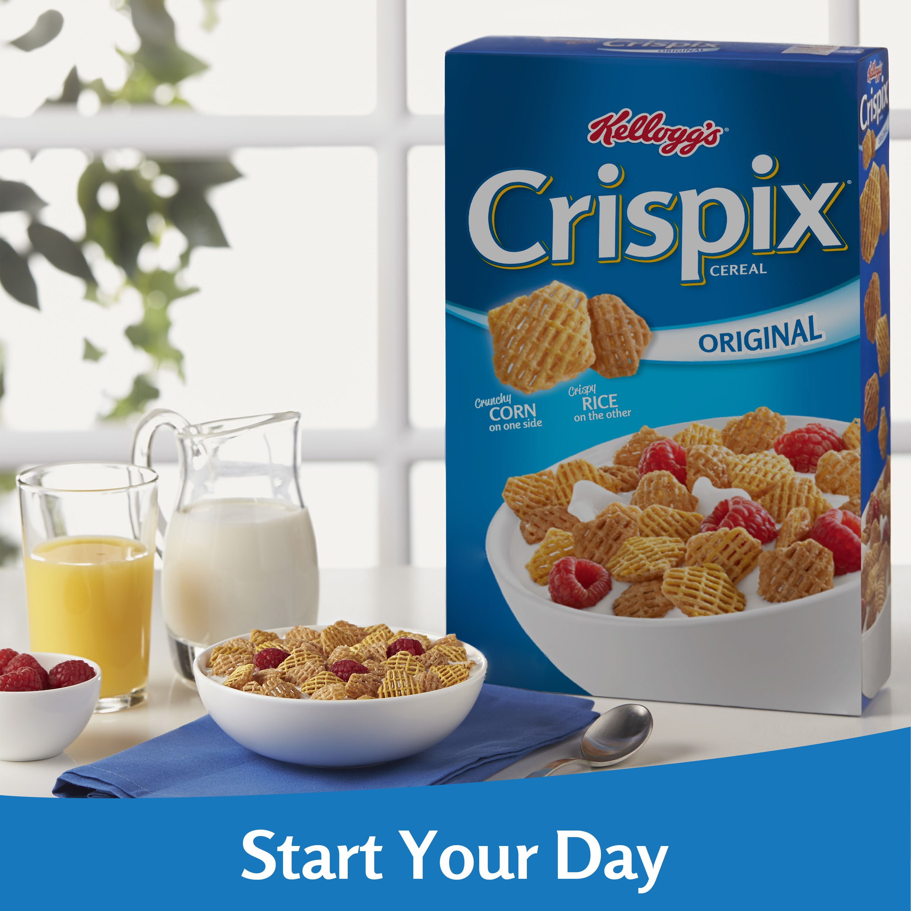 Kellogg’s Crispix Breakfast Cereal, 9 Vitamins and Minerals, Try in ...