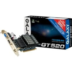 GALAXY GeForce GT520 Passive - Graphics card - GF GT 520 - 1 GB DDR3 ...