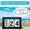 Metal Loose Leaf Rings 6pcs Office Book Rings Hinge Snap Ring Key Ring ...