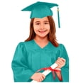 Graduation Dress Knitted Robe with Hat Shiny Graduation Gown for ...