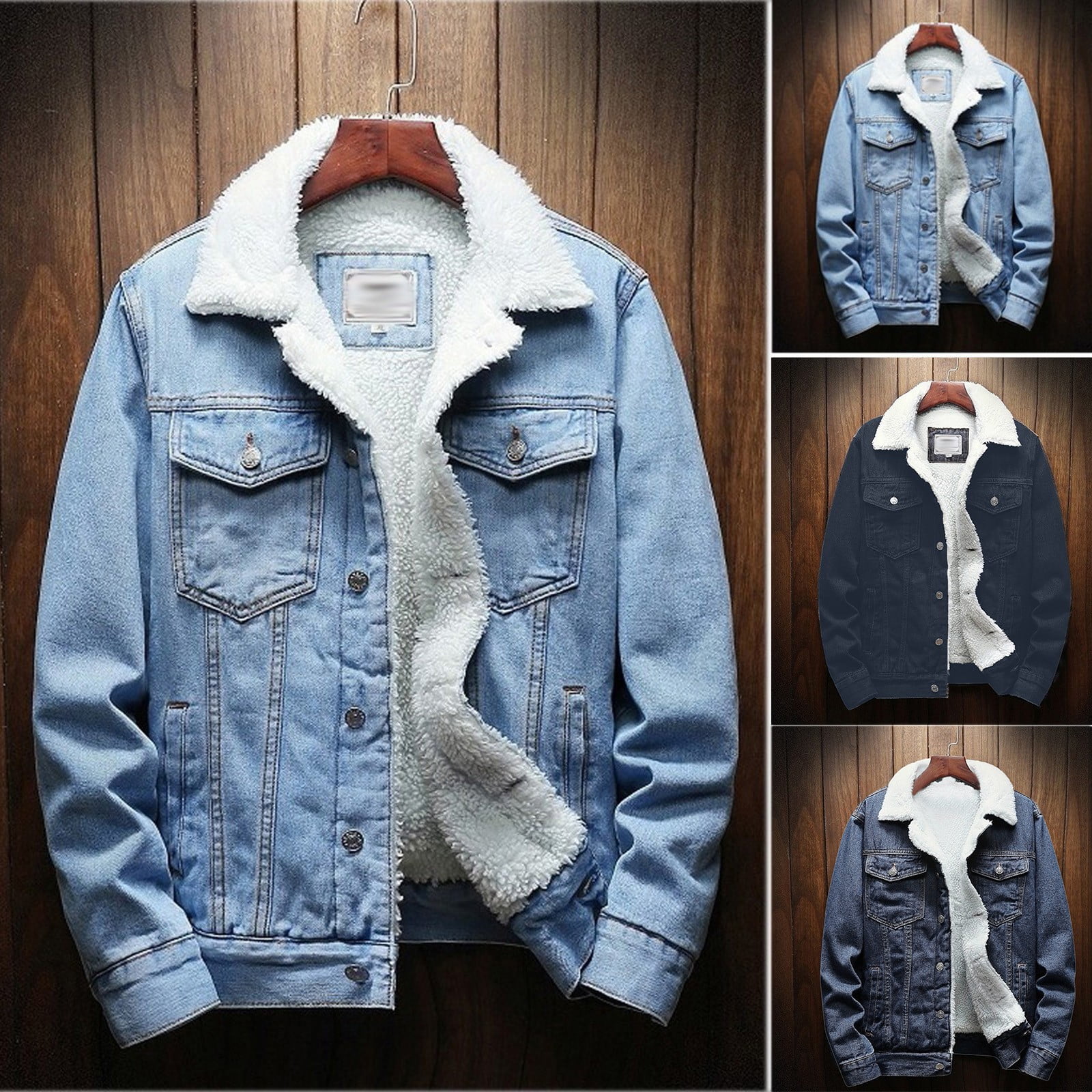 Click here for Unbranded Insulated Hoodies For Men men Casual Den... prices