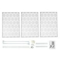 Modern White Outdoor Privacy Fence Screen, Outdoor Decorative Panels ...