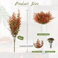 12 Bundles Artificial Fall Flowers No Fade Faux Autumn Plants, Fake ...