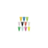 Medium Plastic Clips, 1", Assorted, 500/BX - Walmart.com
