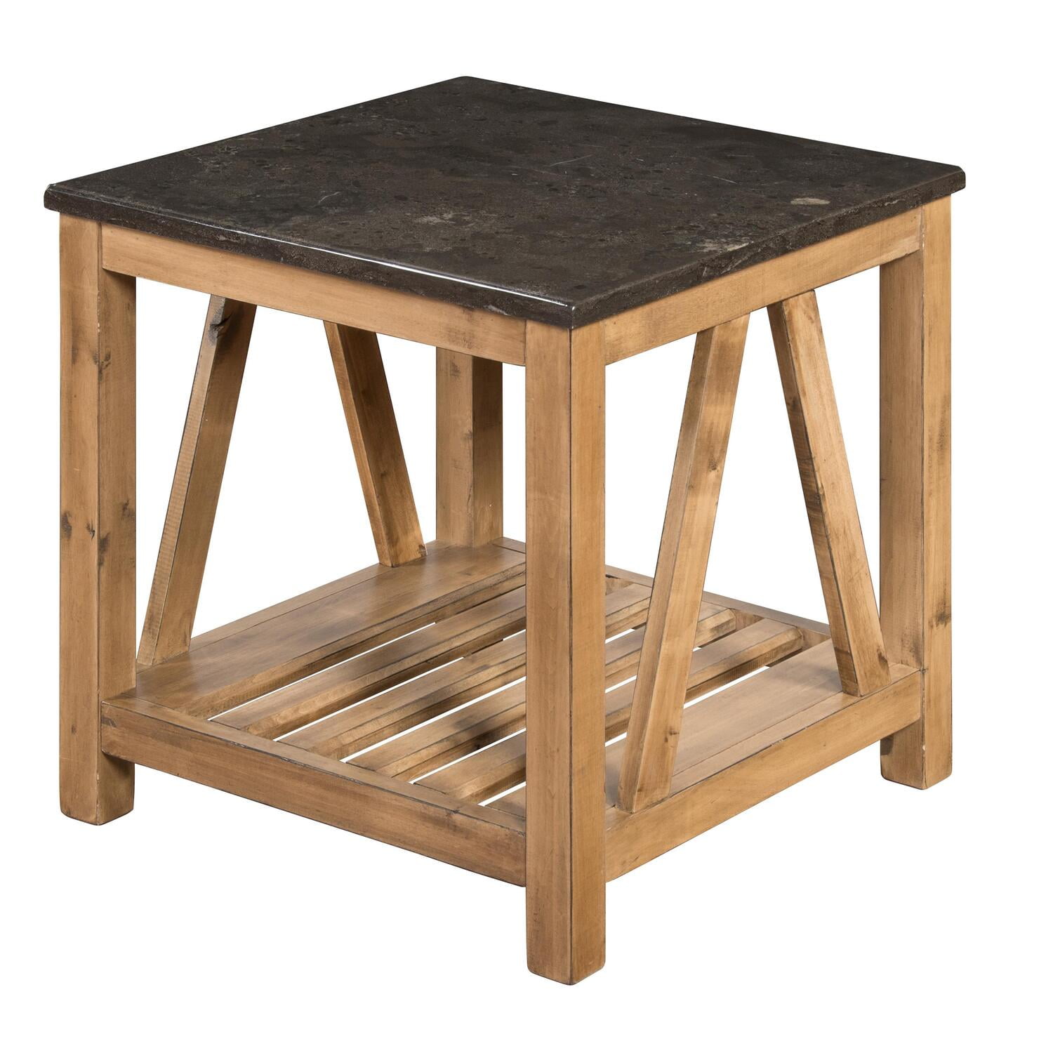 Blue Moon End Table with Bluestone Top - Walmart.com