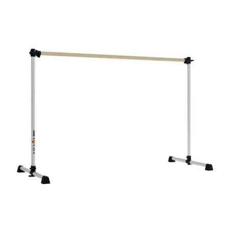 Vita Vibe B48-W Traditional Wood Portable Single Bar Ballet Barre ...