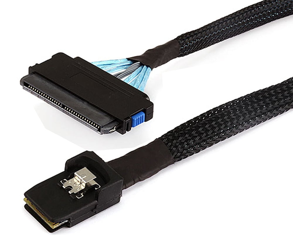 1m 28AWG INT Mini SAS 36 Pin (SFF-8087) to SAS 32pin (SFF-8484) Cable ...