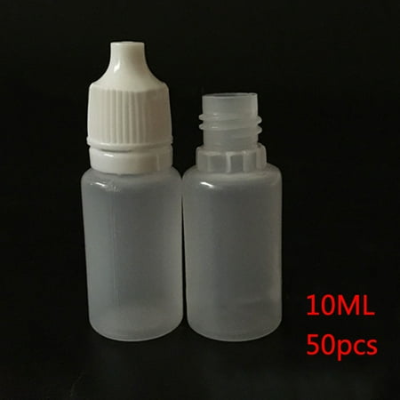Maytalsory Pack of 50 Eye Drop Bottles 10ml Empty Plastic Travel ...