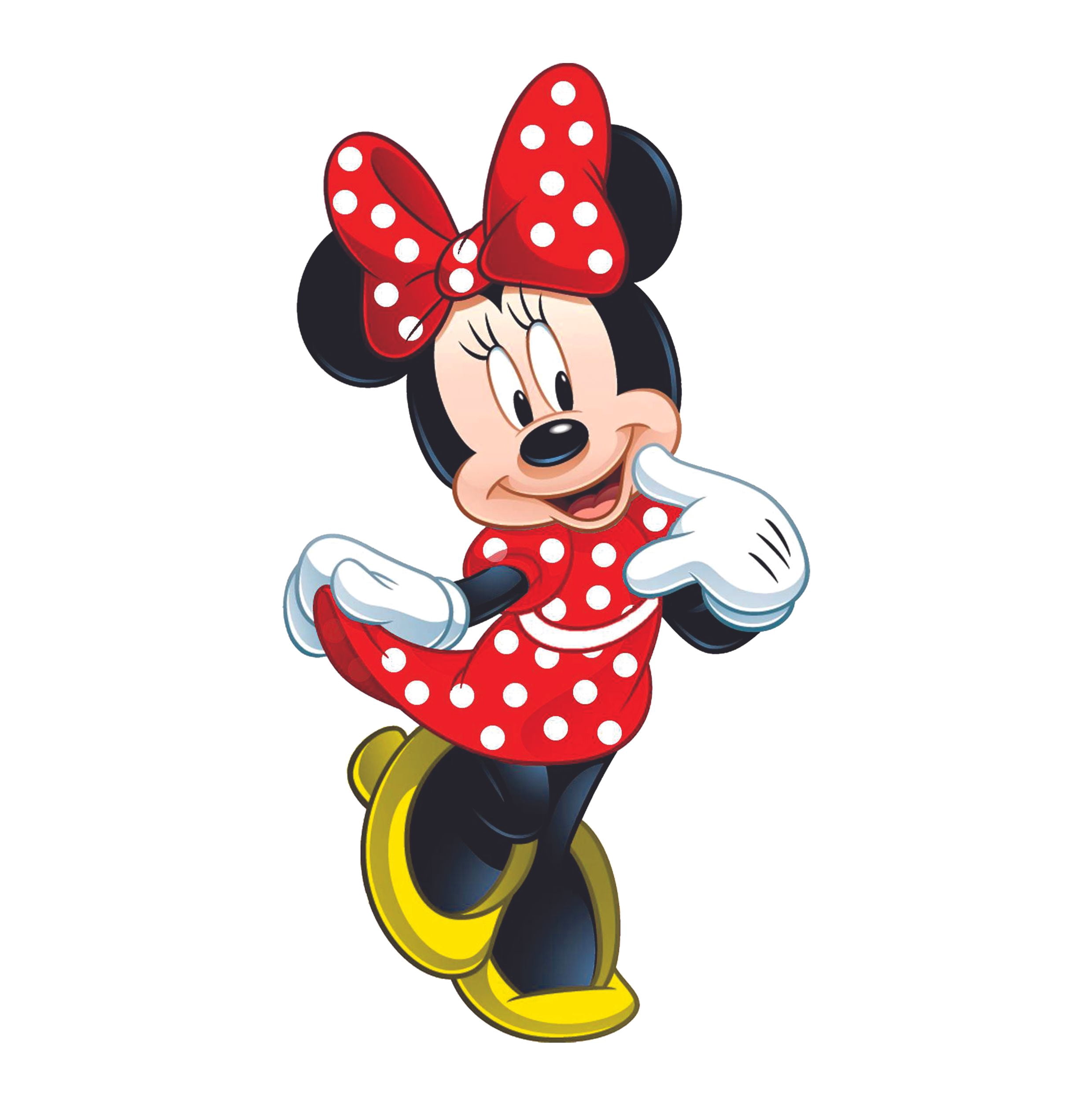 Minnie Mouse Polka Dots Cartoon Characters Decors Wall Sticker Art Minnie Mouse Polka Dots Cartoon Characters Decors Wall Sticker Art