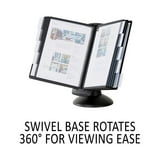 Durable® Sherpa Motion Desk Reference System Desktop Copyholder, 10 ...