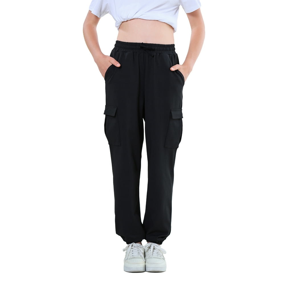 Click here for Chuank Girls Sweatpants Cargo Jogger Pants Casual... prices