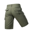 Ceisia Men's Multi Pocket Button Front Casual Cargo Shorts Army Green ...