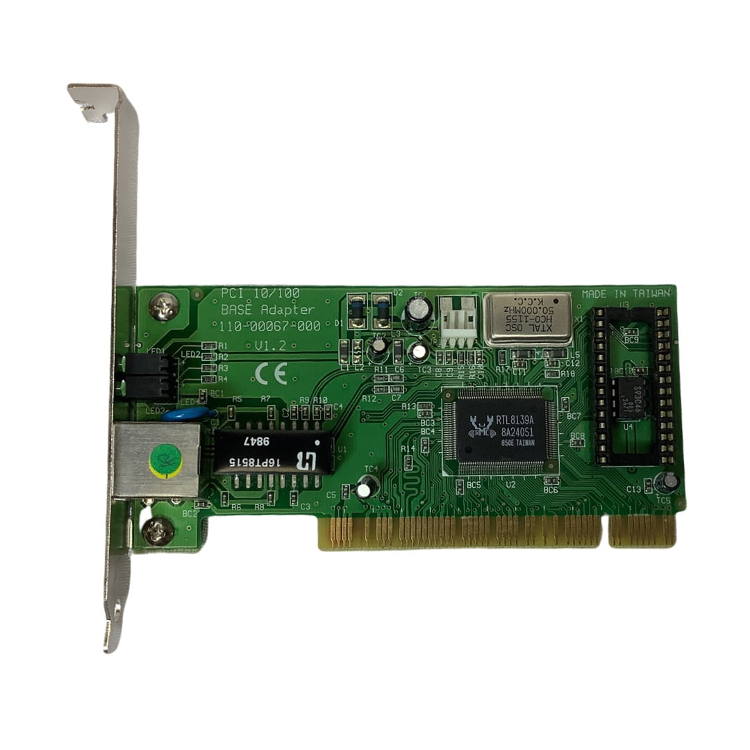Base Network Adapter 10/100 NIC-D110R V1.2 110-00067-000 - Walmart.com