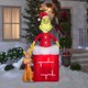 6 ft. H Christmas Airblown Inflatables Dr. Seuss Grinch W/Max And ...