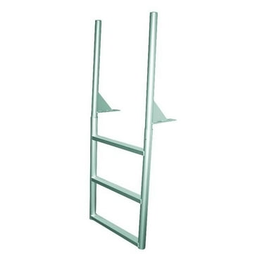 JIF Marine CSD2 4-Step Under-Deck Pontoon Ladder - Walmart.com