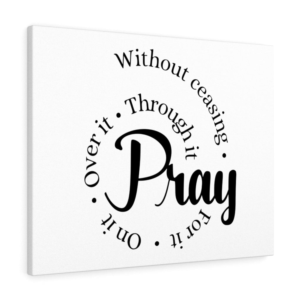 Scripture Walls Pray Through It Bible Verse Canvas Christian Wall Art ...