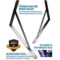 14 Inch Black-8 Pack Heavy Duty L Shelf Brackets - Walmart.com