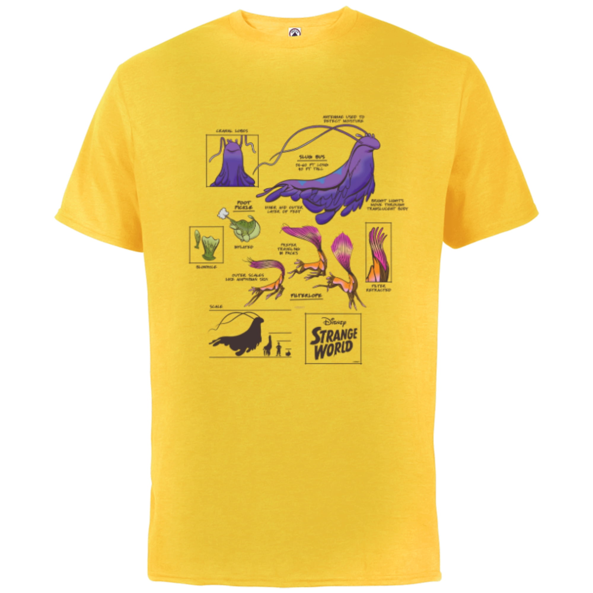 Disney Strange World Strange Creatures - Short Sleeve Cotton T-Shirt ...