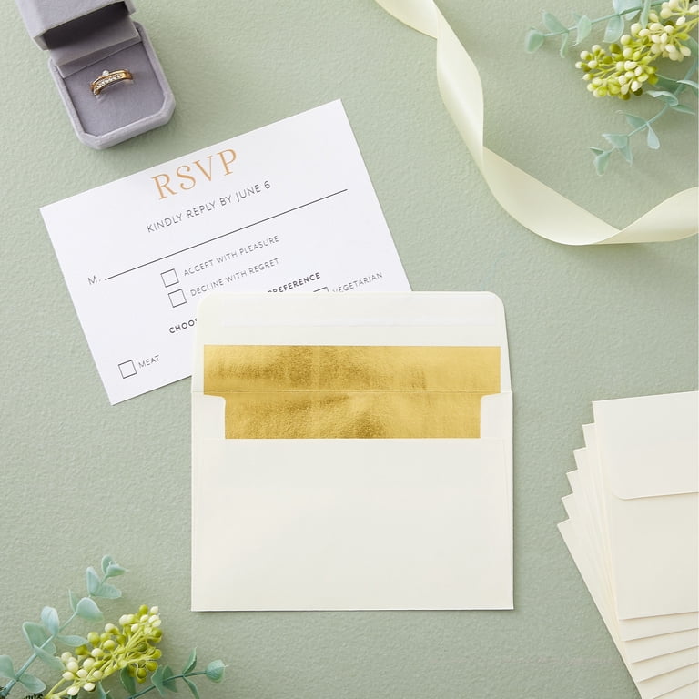 Clear 4x6 Invitation Envelopes