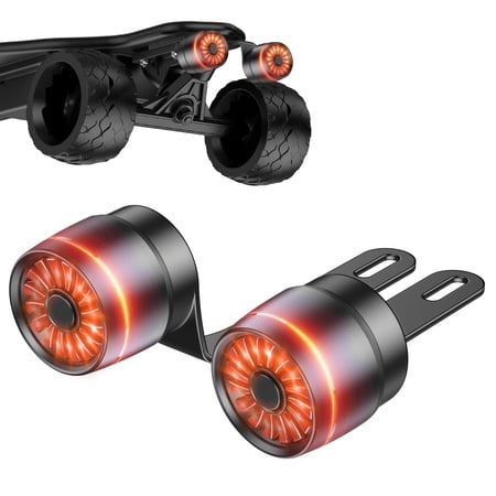 BCOIIUE Smart Skateboard tail Lights,2-pack Brake Sensing Electric ...