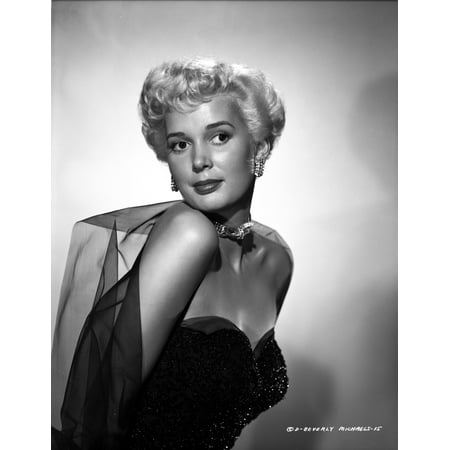 Beverly Michaels on a Tube and Leaning Forward Portrait Photo Print (24 ...