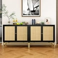 Rustic Elegant Buffet Sideboard Solid Accent Cabinet Console Tables for ...