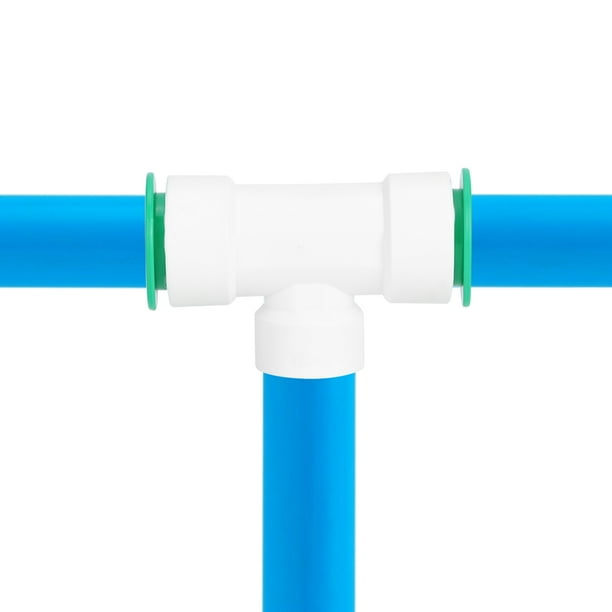 PPR Plastic 32mm Push‑In Type Water Pipe Tee Connector Plumbing ...