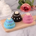 UYWGF-2 Pack 3 Tier Mini Cake Molds, 6 Cavity Silicone Cake Molds for ...