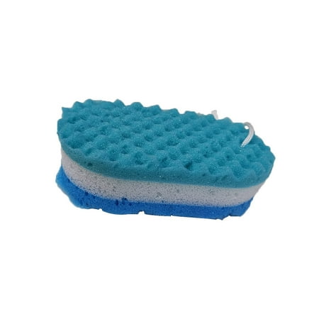 Bath Exfoliating Sponge Arms Legs Bathing Sponges Scrubber Cleanser ...