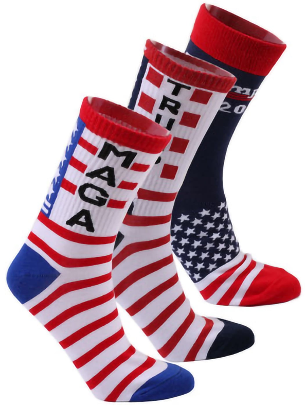 American Unisex Novelty Funny America President Crew Socks Crazy USA ...