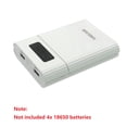Battery Storage Box Digital Display Portable DIY Power Bank Case ...