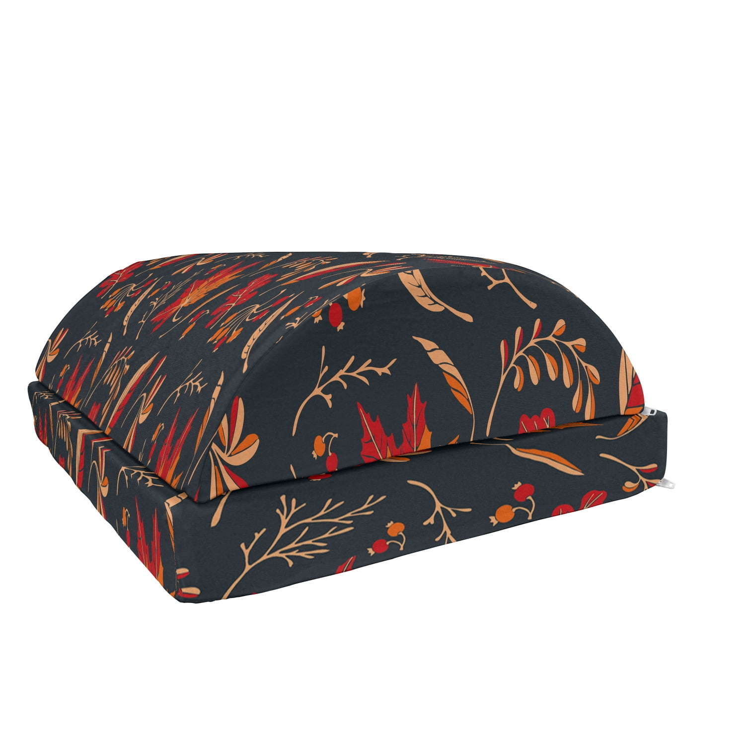 Autumn Foot Rest, Foliage Leaves Hand Drawn Illustration Maple Leaf ...