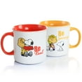 Peanuts Gentle Reminders Stoneware 4 Piece 21oz Mug Set in Assorted ...
